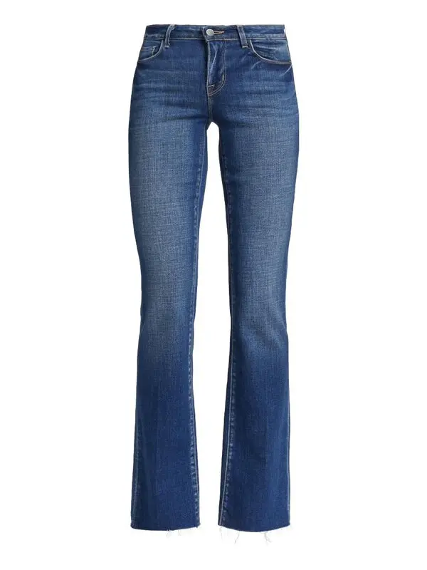 L'Agence Sneeki Low-rise Straight-leg Jeans - Hasting