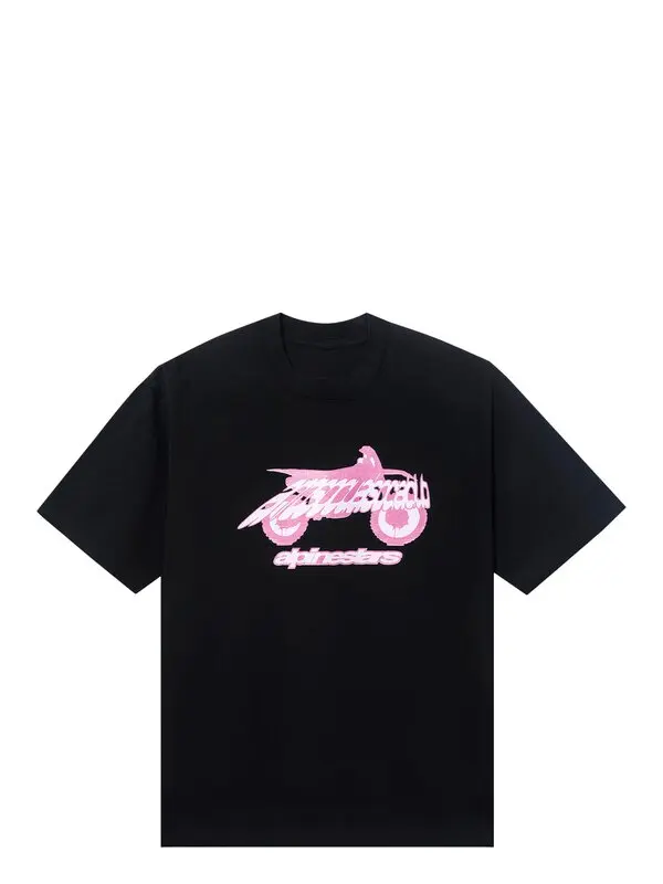 ANTI SOCIAL SOCIAL CLUB X Alpine Stars Moto Tee - Black