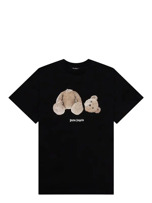 Palm Angels Bear Classic Tee /brown - Black