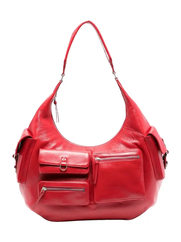 Blumarine Large Hobo Shoulder Bag - Red