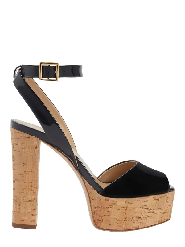 GIUSEPPE ZANOTTI 120mm Betty Platform Sandals - Black