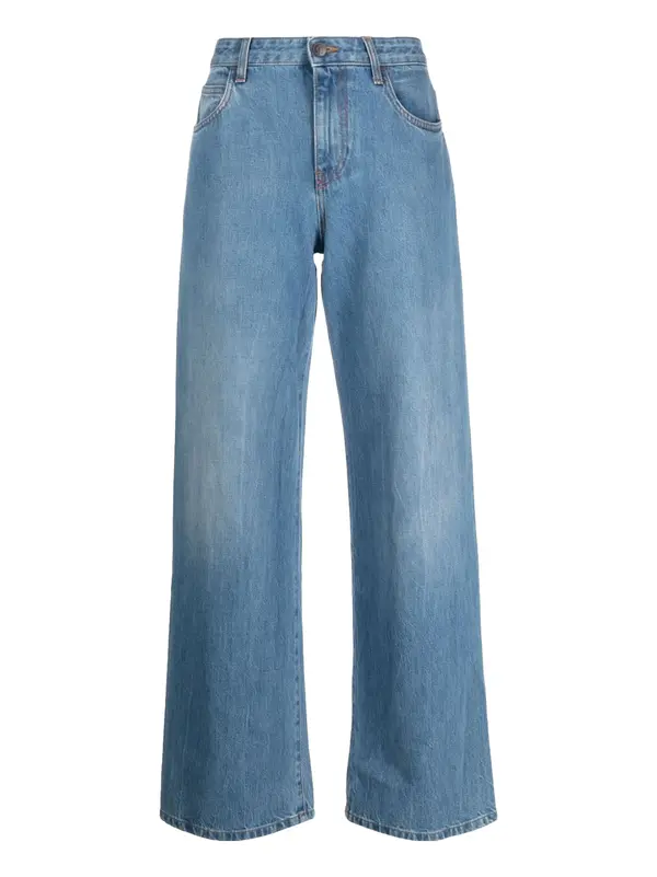 THE ROW Eglitta Straight-leg Jeans - Blue