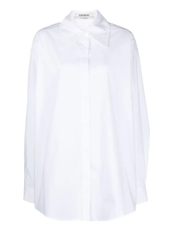 KIMHEKIM Cotton Poplin Shirt - White