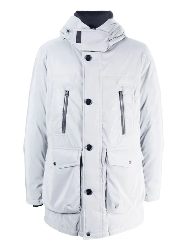Woolrich Arctic Reflective Padded Parka - Grey