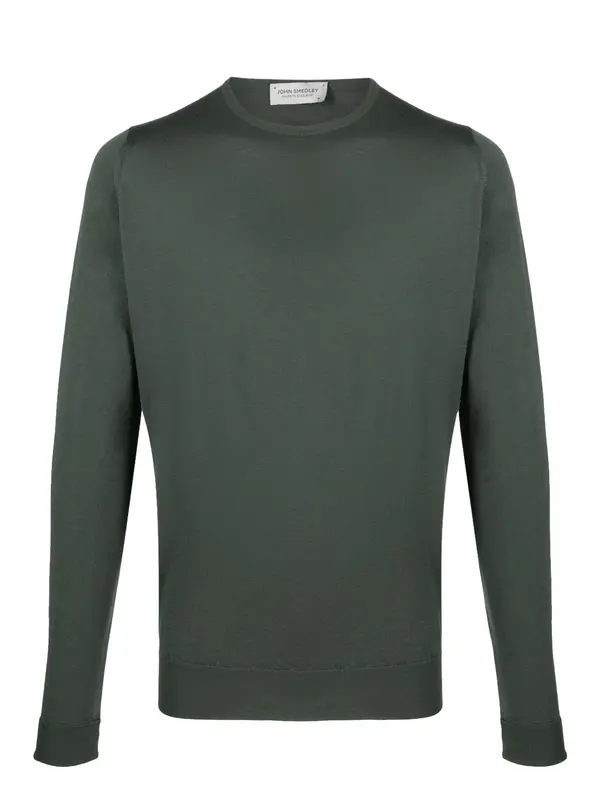 John Smedley Marcus Wool Jumper - Green