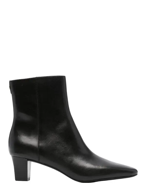 Ralph Lauren Willa Burnished 55mm Leather Boots - Black