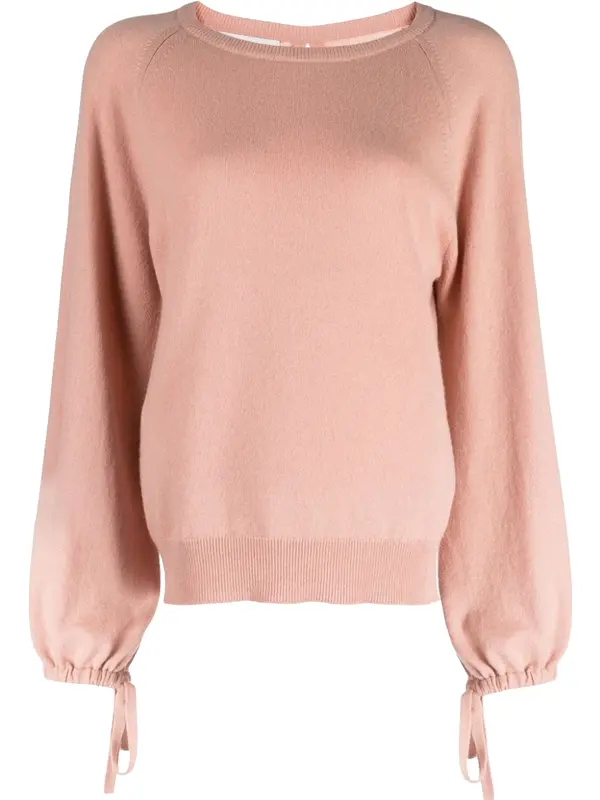 Pringle Of Scotland Keyhole-detail Cashmere Jumper - Pink