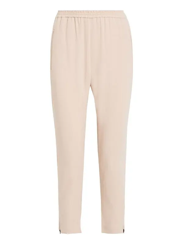 Stella McCartney Crepe Tapered Pants - Blush
