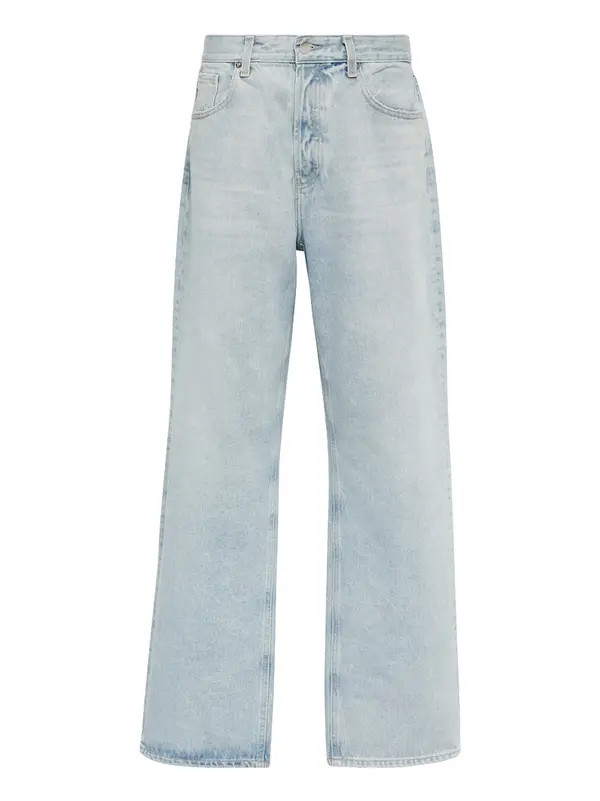 Ag X Emrata Clove Mid-rise Jeans - Blue
