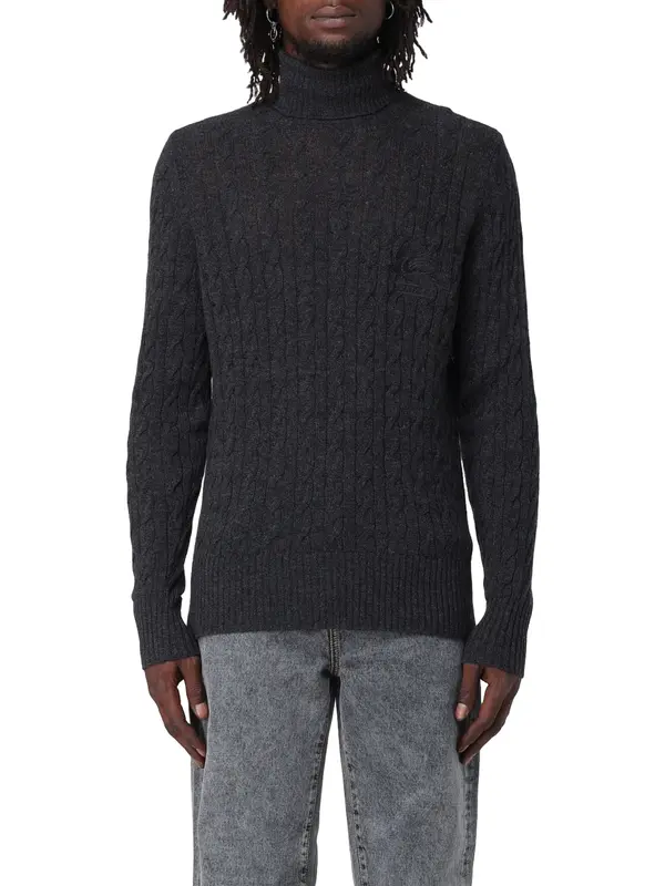 Etro Cashmere Turtleneck Sweater - Blue