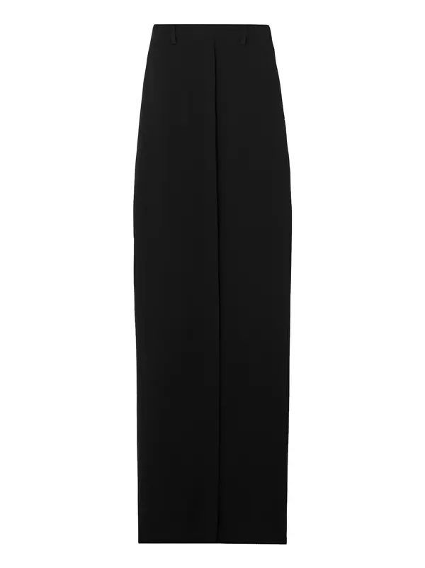Dries Van Noten Sisma' Crepe Maxi Skirt - Black