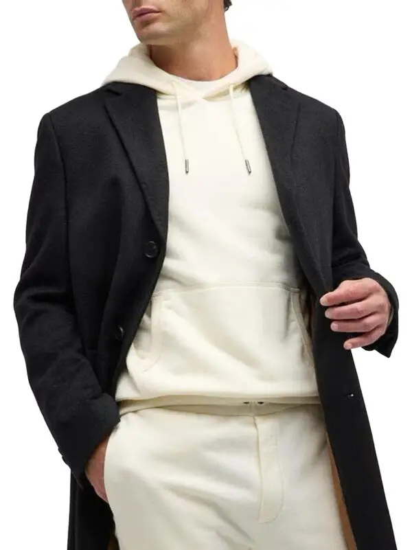 Cardinal Of Canada St-pierre Cashmere Topcoat - Black