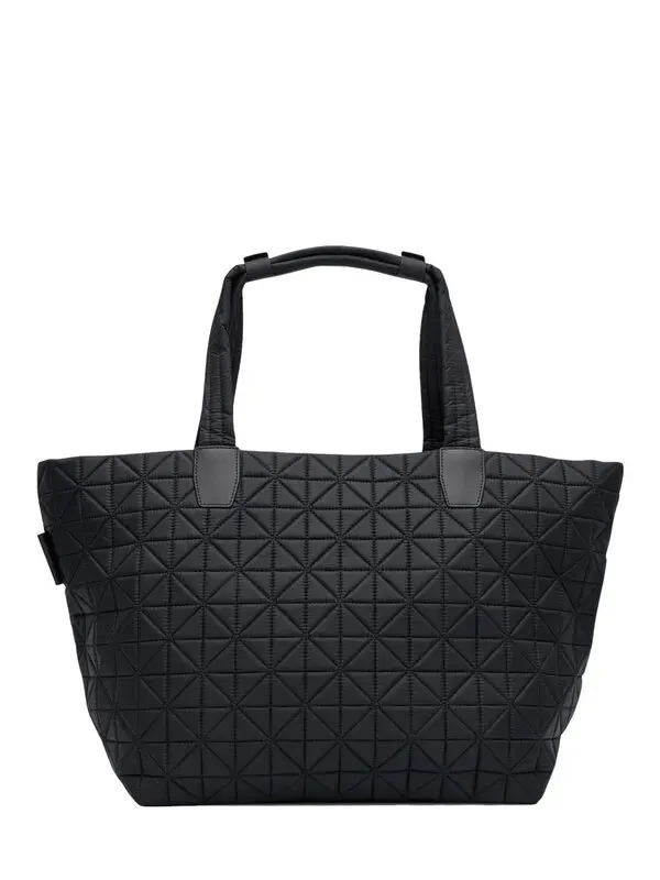 VEECOLLECTIVE Medium Quilted Nylon Tote Bag - Black