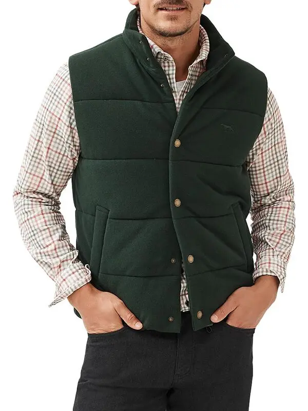 Rodd & Gunn Lake Ferry Quilted Vest - Forest