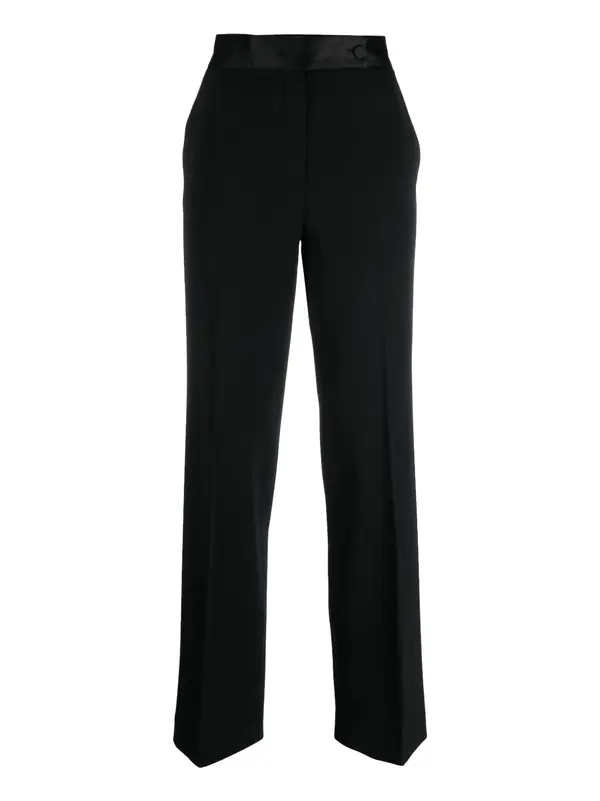 Antonelli Firenze Asymmetric Tailored Trousers - Black