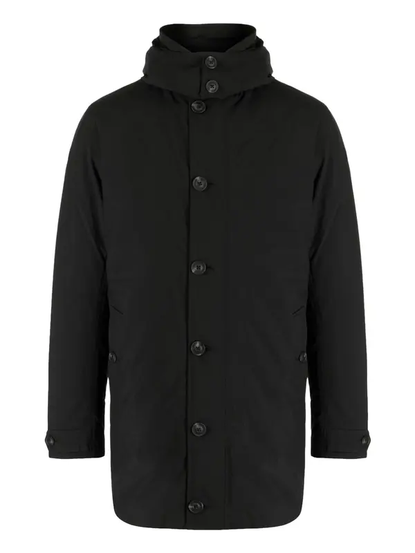 SAVE THE DUCK Hooded Padded Jacket - Black