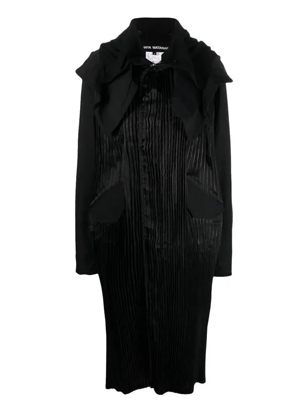Junya Watanabe Zip-up Hooded Jacket - Black