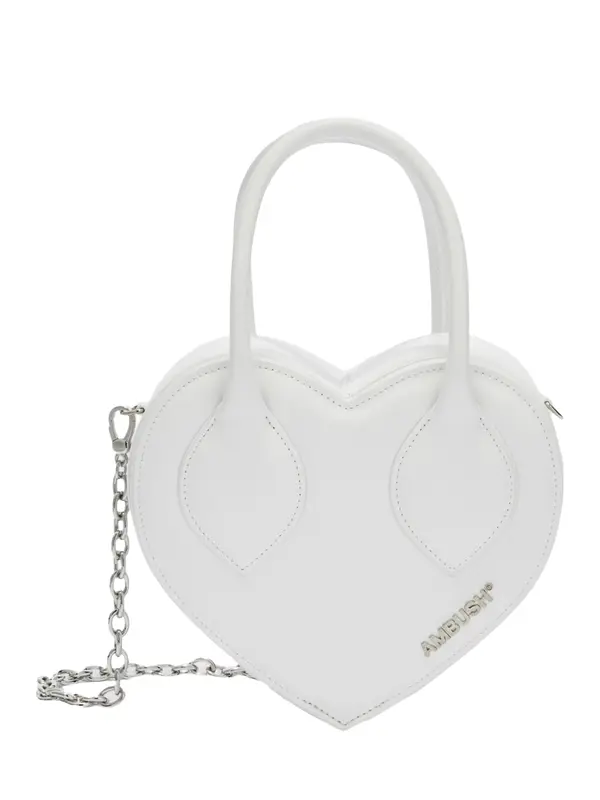 AMBUSH Heart Handle Shoulder Bag - White