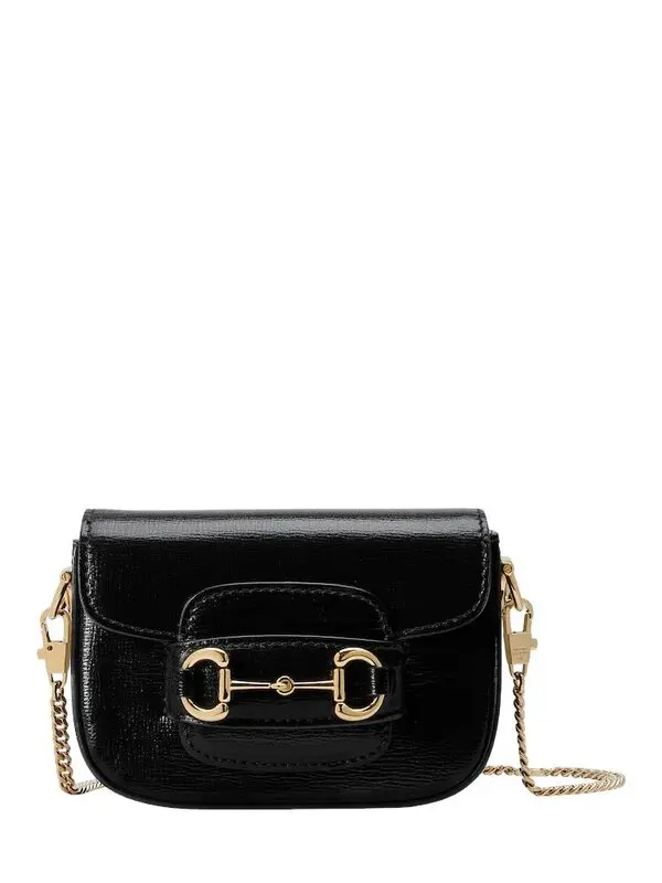 Gucci Horsebit 1955 Super Mini Bag - Black