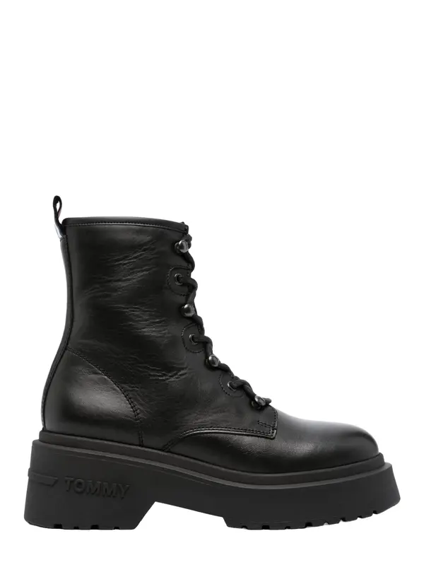 Tommy Hilfiger 60mm Chunky Boots - Black