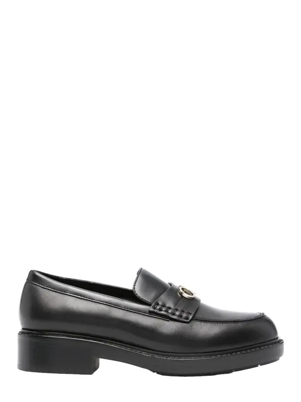 Calvin Klein 35mm Leather Loafers - Black