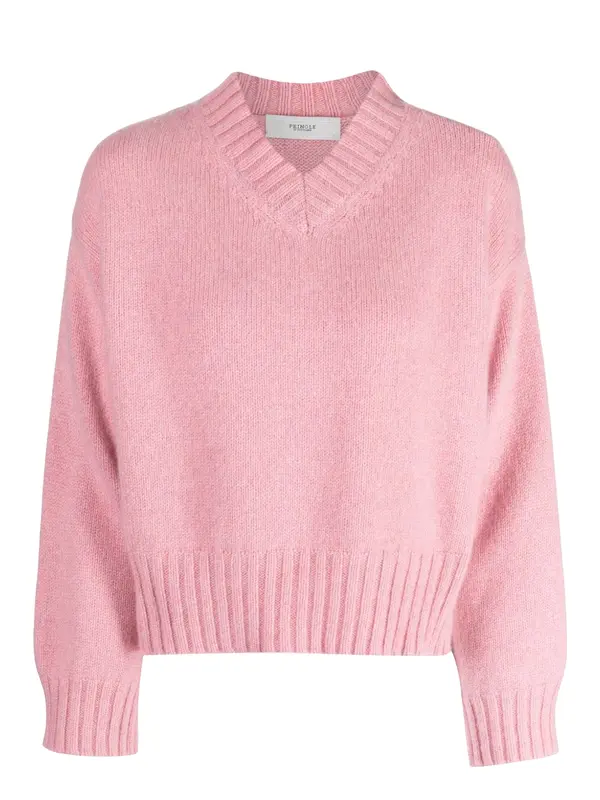Pringle Of Scotland V-neck Cashmere Jumper - Pink