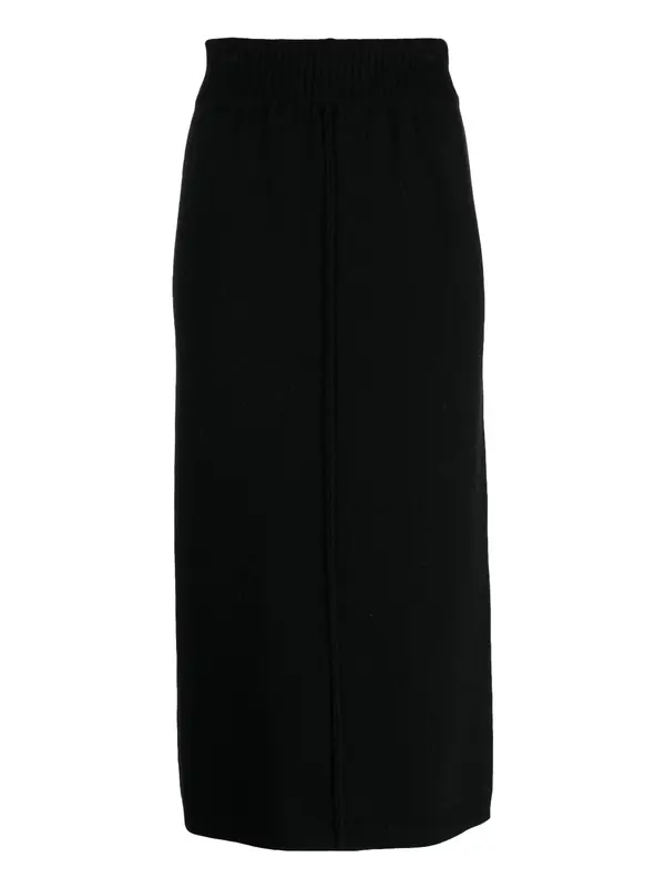 Pringle Of Scotland Inverted-seam Pencil Skirt - Black