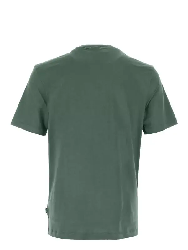 BOSS Logo-print Crew-neck T-shirt - Brown