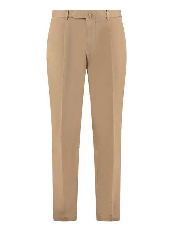THE (ALPHABET) The Cotton Chino Trousers - Brown