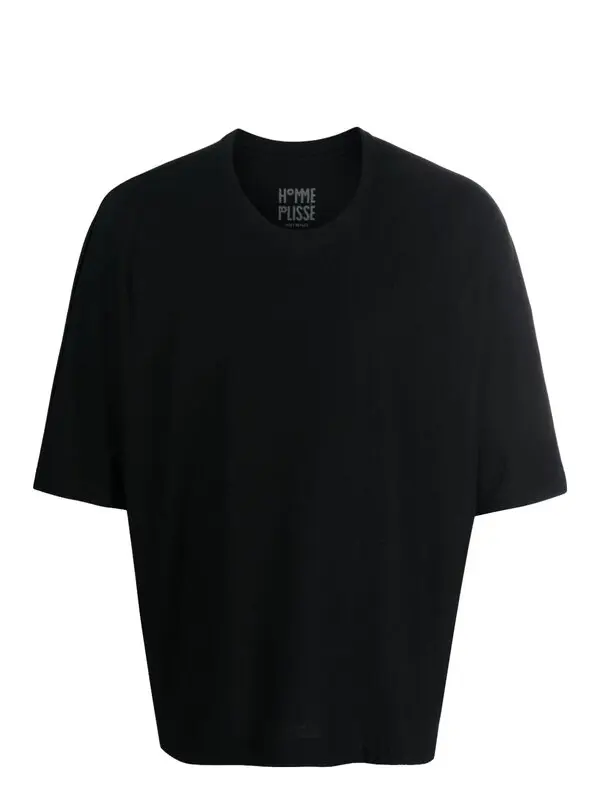 Issey Miyake Short-sleeve Cotton T-shirt - Black