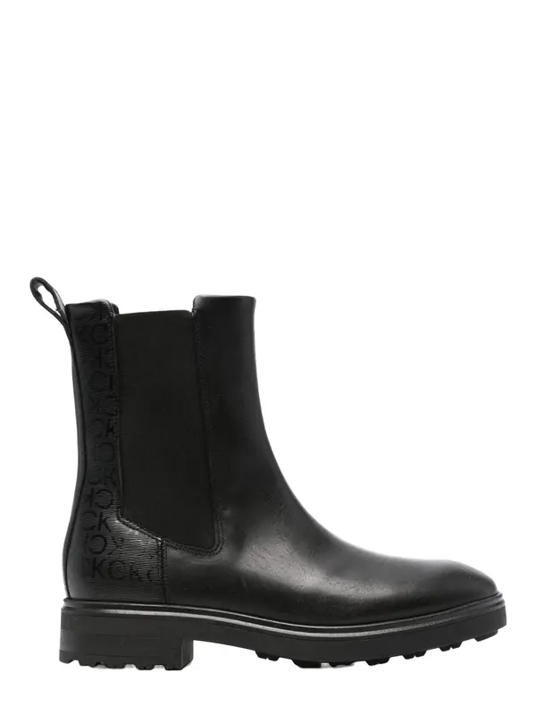 Calvin Klein Cleat 40mm Leather Boots - Black