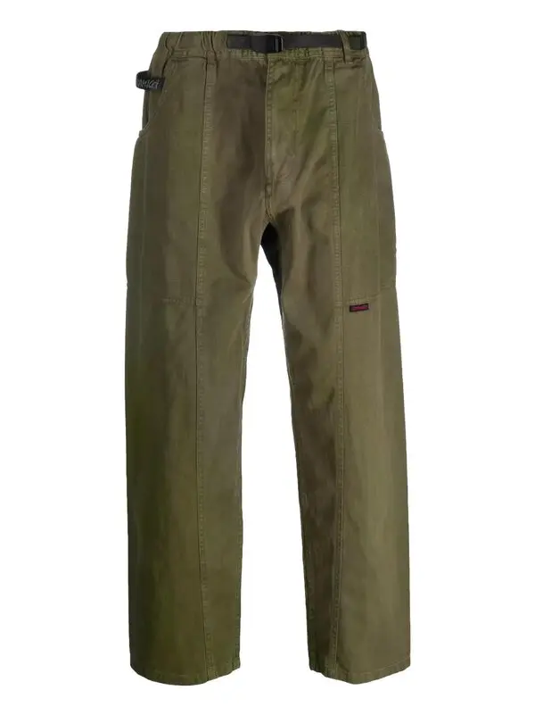 Gramicci Gadget Straight-leg Cotton Trousers - Green