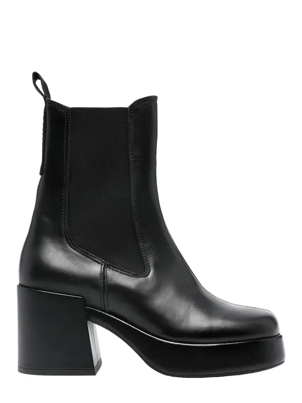 Tommy Hilfiger Chelsea 80mm Leather Boots - Black