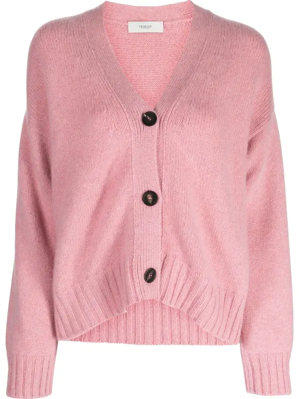 Pringle Of Scotland V-neck Cashmere Cardigan - Pink