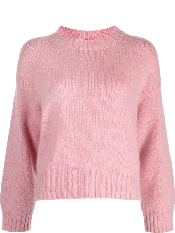 Pringle Of Scotland Cropped Cashmere Jumper - Pink