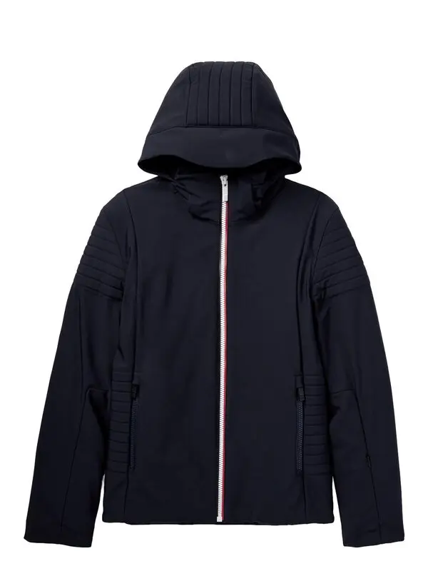 Fusalp Logo-appliquéd Padded Shell Hooded Jacket - Blue
