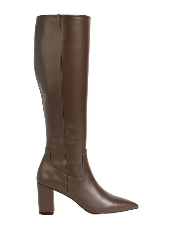 STUART WEITZMAN Yuliana 60 Leather Knee Boots - Brown