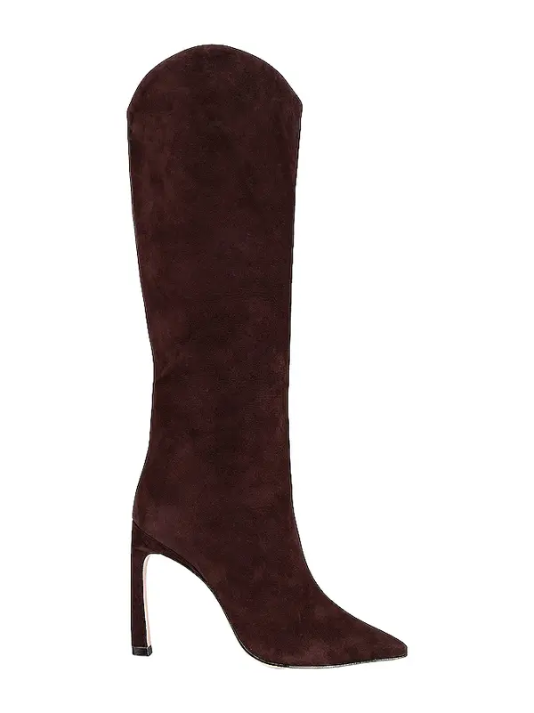 Schutz Maryana Sculpt Boot - Dark Chocolate