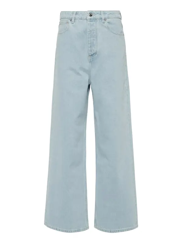Nanushka Josine High-rise Wide-leg Jeans - Blue