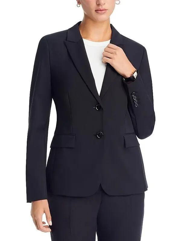 BOSS Juleah Wool Blazer - Black