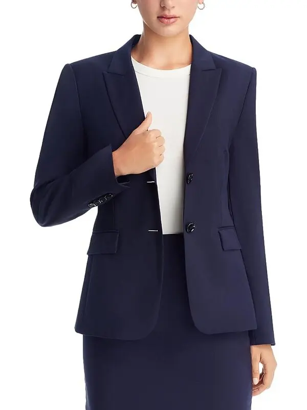 BOSS Juleah Wool Blazer - Navy