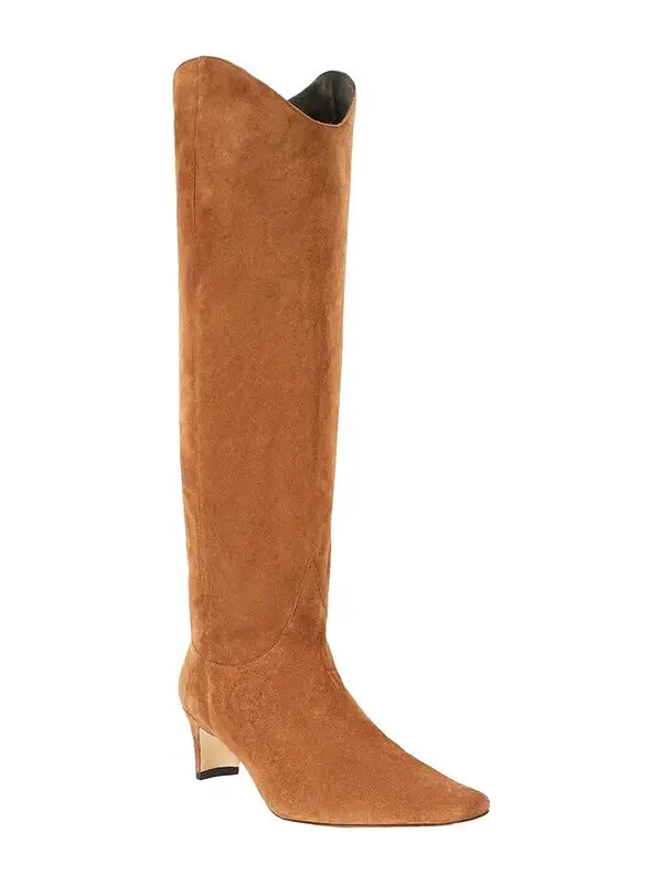 Staud Wally Western Boots - Tan