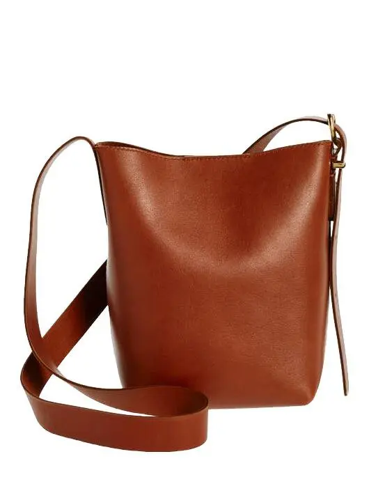Madewell The Essential Mini Bucket Tote - Warm Cinnamon