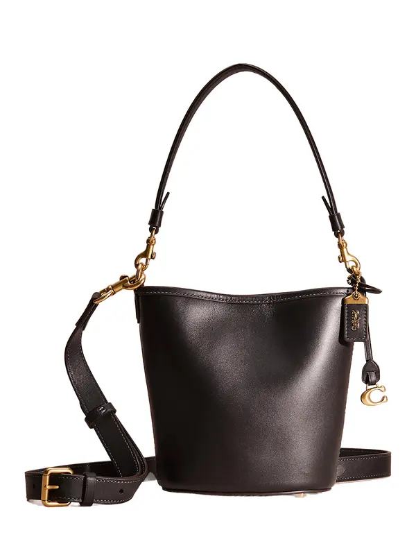 COACH Dakota Bucket Bag 16 - Brass/black