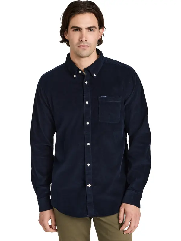Barbour Ramsey Corduroy Shirt - Navy