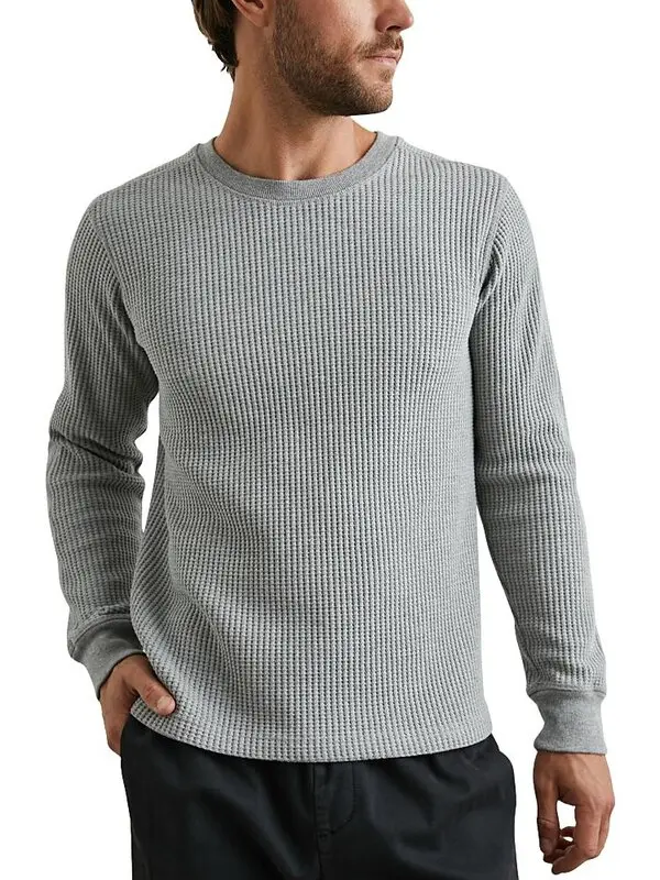 Rails Wade Long Sleeved Tee - Heather Gray