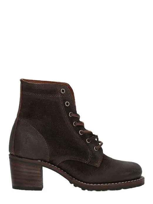 THE FRYE COMPANY Sabrina 6g Lace-up Boots - Brown