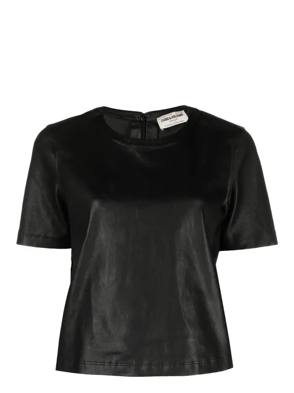 Zadig&Voltaire Tas Leather T-shirt - Black