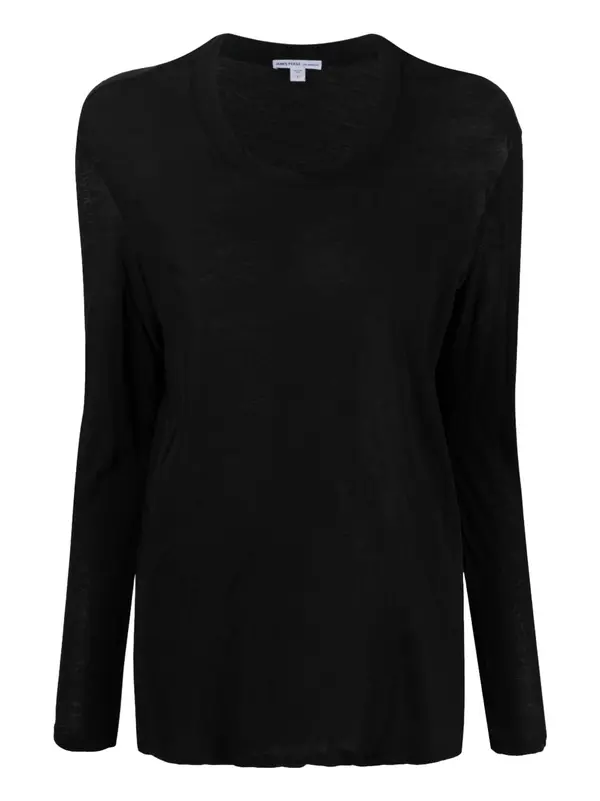 JAMES PERSE High Gauge Cotton T-shirt - Black