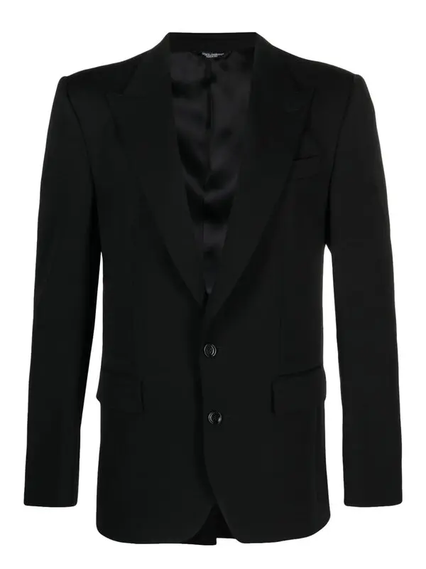 Dolce & Gabbana Single-breasted Blazer - Black